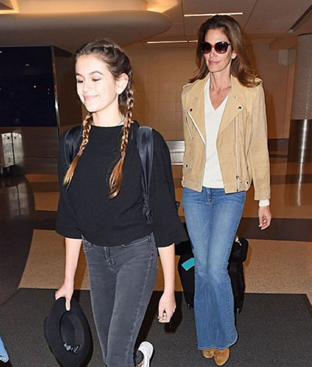 A filha de Cindy Crawford está seguindo os passos da mãe