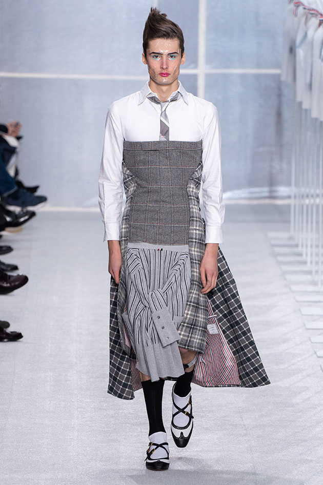 Thom Browne reutiliza materiais em seu desfile outono-inverno 2019/20 ...