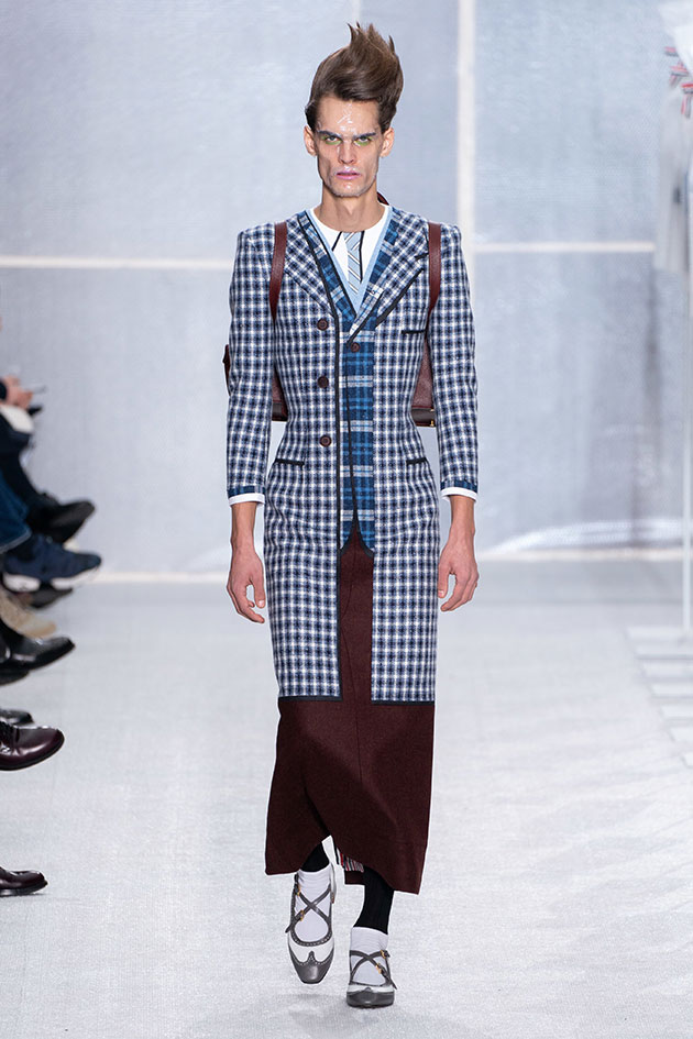 Thom Browne reutiliza materiais em seu desfile outono-inverno 2019/20 ...