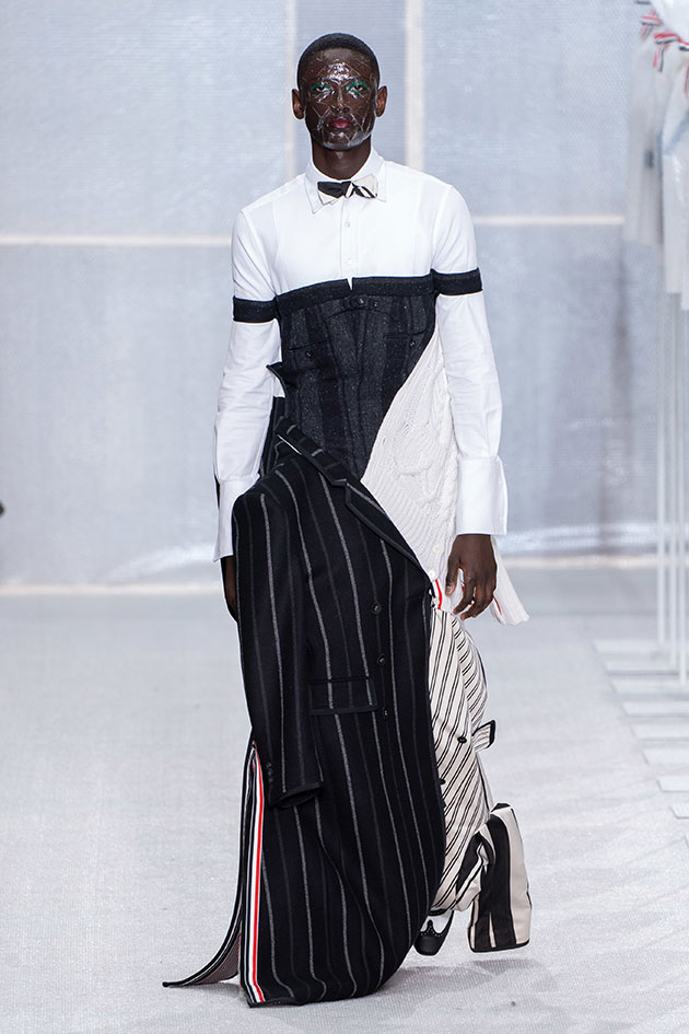 Thom Browne reutiliza materiais em seu desfile outono-inverno 2019/20 ...